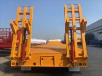 China Customizable Steel Three- And Four-Axis CIMC Lowbed Semi-Trailer Truck Trailers for sale