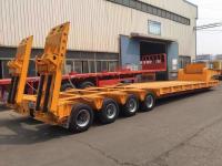 China Customizable Steel Three- And Four-Axis CIMC Lowbed Semi-Trailer Truck Trailers for sale