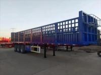 China High-Performance Fence Semi Trailer For Secure Transport Of Livestock Animals And Heavy Load for sale