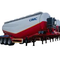 China High-strength Three-axis Cement Bulk Powder Tank Trailer for sale