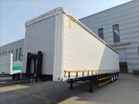 China Versatile CIMC Tarped Semi-Trailer  For Cargo Protection 38600kg Max Payload for sale