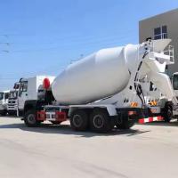 China Used HOWO 6x4 Driving Wheel Capacity 6/8/10/12 /16cbms Concrete Batching Plant Mixer Tank Truck for sale