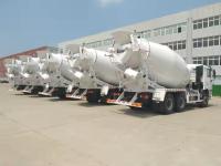 China Used HOWO 6x4 Driving Wheel Capacity 6/8/10/12 /16cbms Concrete Batching Plant Mixer Tank Truck for sale