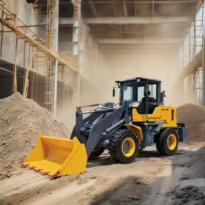 China 6610*2010*2850mm Payload 2T For Constructing Moving 4400kg Machine Weight Chinese Front Wheel Loader for sale