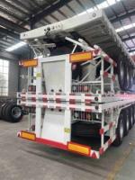 China Heavy-Duty Fatbed Semi Trailer  For Stable And Efficient Transportation Of Oversized Loads for sale