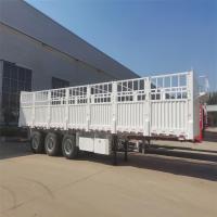 China High-Performance Fence Semi Trailer For Secure Transport Of Livestock Animals And Heavy Load for sale