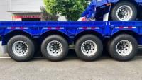 China Customizable Steel Three- And Four-Axis CIMC Lowbed Semi-Trailer Truck Trailers for sale