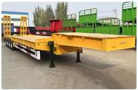 China CIMC 4 Lines 8 Axles 110 Ton Adjusted Height With Container Locks Extendable Low Bed Trailer for sale