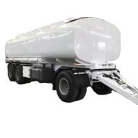 China High Quality DrawBar Fuel Tanker Full Trailer for sale