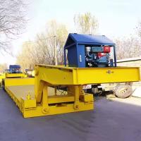 China High Tensile Steel 3 Axles 80 Ton Detachable Gooseneck Lowboy Trailer for sale
