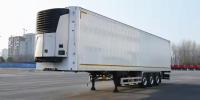 China High Strength Steel Double Circuit Brake System 3 AXLE REFRIGERATED VAN SEMI TRAILER for sale