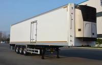 China High Strength Steel Double Circuit Brake System 3 AXLE REFRIGERATED VAN SEMI TRAILER for sale