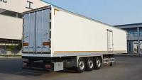 China High Strength Steel Double Circuit Brake System 3 AXLE REFRIGERATED VAN SEMI TRAILER for sale
