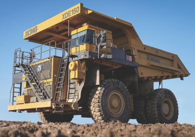 China XDE150 DOUBLE AXLE RIGID MINING DUMP TRUCK FOR HEAVY-DUTY MINING OPERATION for sale