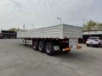 China 3 Axle 13* 2.55m 10pcs 16mm Thick Leaf Spring Guardrail Semi Trailer for sale