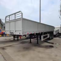 China 40FT 3 Axle Payload 45T Heavy Duty Mechanical Suspension 13pc Leaf Spring Wall Side Semi Truck Trailer for sale