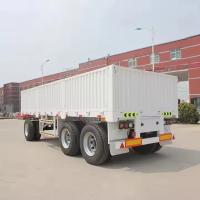 China 40FT 3 Axle Payload 45T Heavy Duty Mechanical Suspension 13pc Leaf Spring Wall Side Semi Truck Trailer for sale