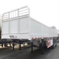 China 40FT 3 Axle Payload 45T Heavy Duty Mechanical Suspension 13pc Leaf Spring Wall Side Semi Truck Trailer for sale