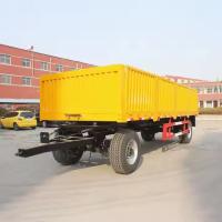 China CIMC 1/ 2 Axles High Strength Steel  With Side Fence Wall Full Truck for sale