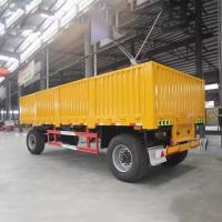 China CIMC 1/ 2 Axles High Strength Steel  With Side Fence Wall Full Truck for sale