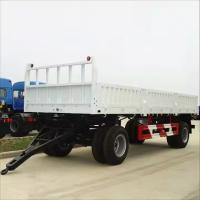 China CIMC 1/ 2 Axles High Strength Steel  With Side Fence Wall Full Truck for sale