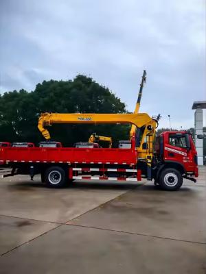 China Customize Iron Crane Lifting Height 9.9m Hydraulic Turnover Dongfeng Dolica Obstacle Truck for sale