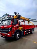 China Customize Iron Crane Lifting Height 9.9m Hydraulic Turnover Dongfeng Dolica Obstacle Truck for sale