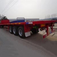 China Heavy-Duty Fatbed Semi Trailer  For Stable And Efficient Transportation Of Oversized Loads for sale