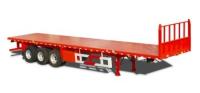 China Heavy-Duty Fatbed Semi Trailer  For Stable And Efficient Transportation Of Oversized Loads for sale
