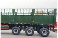 China High-Performance Fence Semi Trailer For Secure Transport Of Livestock Animals And Heavy Load for sale