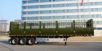 China High-Performance Fence Semi Trailer For Secure Transport Of Livestock Animals And Heavy Load for sale