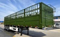 China High-Performance Fence Semi Trailer For Secure Transport Of Livestock Animals And Heavy Load for sale