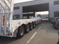 China Customizable Steel Three- And Four-Axis CIMC Lowbed Semi-Trailer Truck Trailers for sale