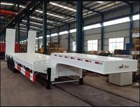 China Customizable Steel Three- And Four-Axis CIMC Lowbed Semi-Trailer Truck Trailers for sale