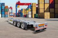 China High Quality Heavy Load Capacity Trailer Skeleton Parts Container Transportation for sale