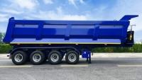 China Africa Heavy-Duty Dump Truck Semi Trailer: Engineered for Efficient Transportation and Unloading of Bulk Materials and Waste for sale