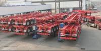 China CIMC Quality Vehicle Products Steel Material Skeleton Semi-Trailer for sale