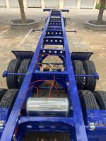 China CIMC Durable 3-axis Skeleton Transport Semi-trailer for sale
