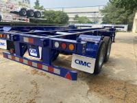 China CIMC Durable 3-axis Skeleton Transport Semi-trailer for sale