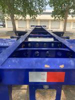 China CIMC Cost Effective Steel Skeleton 3 Axles 28 Tons Cargo Transport Semi-Trailer for sale