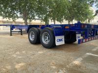 China CIMC Cost Effective Steel Skeleton 3 Axles 28 Tons Cargo Transport Semi-Trailer for sale