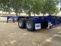 China CIMC Cost Effective Steel Skeleton 3 Axles 28 Tons Cargo Transport Semi-Trailer for sale