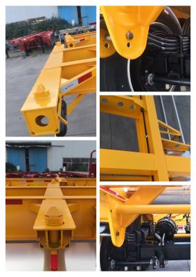 China CIMC Vehicle Quality Products Factory 3 Axle Skeleton Semi-trailer for sale