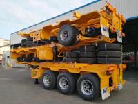 China CIMC Vehicle Quality Products 3 Axle Skeleton Semi-trailer for sale