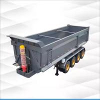 China 4 Axle 60 Ton Transport Coal Ore Sand Bauxite Manganese Marble Rock Steel Building Material End Dump Back Tipper Semi Trailer for sale