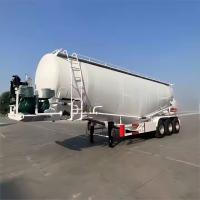 China CIMC 2/3 Axles Single-bin High Quality Steel V Type 40-60T Dry Fly Ash Powder Cement Tanker Truck for sale