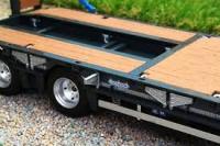 China Hydraulic Ramp System Low Bed Draw Bar Full Trailer for Sale for sale