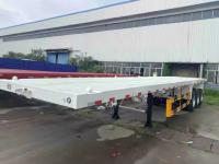 China CIMC 40/45ft Steel 3/4Axle Oversized and Containerized Cargo Extendable Flatbed Trailers for sale