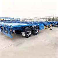 China CIMC 2/3 Axles Payload 40-45 Ton 20/40 Feet Containers Chassis Skeleton Tractor Semi Trailer for sale