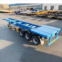 China CIMC 2/3 Axles Payload 40-45 Ton 20/40 Feet Containers Chassis Skeleton Tractor Semi Trailer for sale
